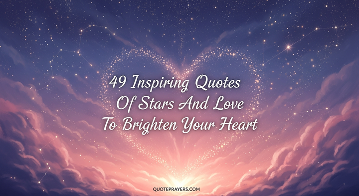 49 Inspiring Quotes Of Stars And Love To Brighten Your Heart – Gearcouple