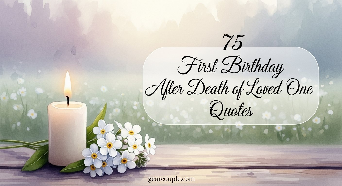 75 First Birthday After Death of Loved One Quotes – Gearcouple