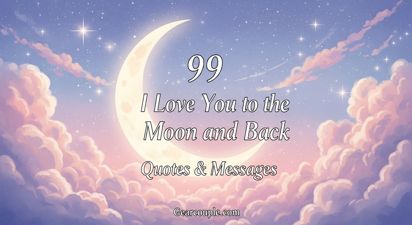99 I Love You to the Moon and Back Quotes & Messages – Gearcouple