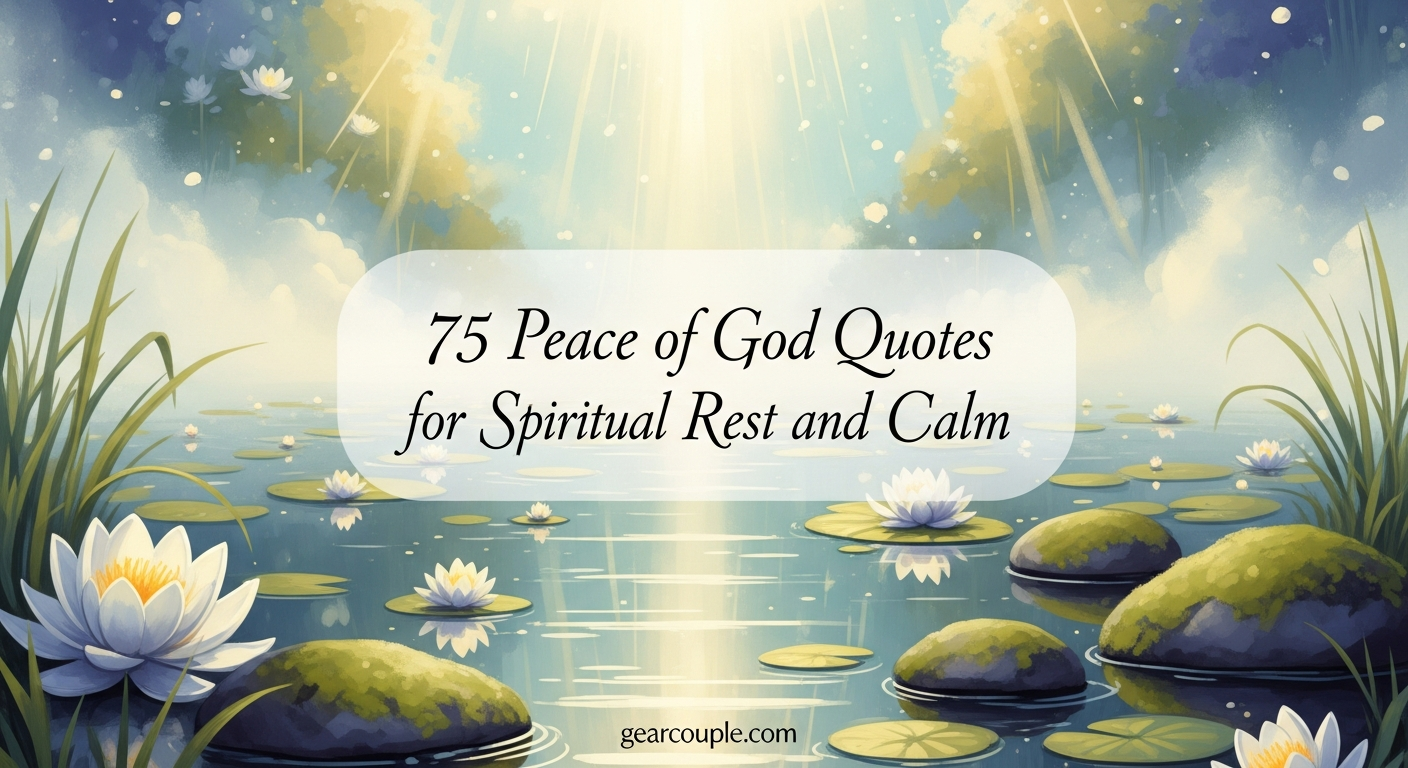 75 Peace of God Quotes for Spiritual Rest and Calm – Gearcouple