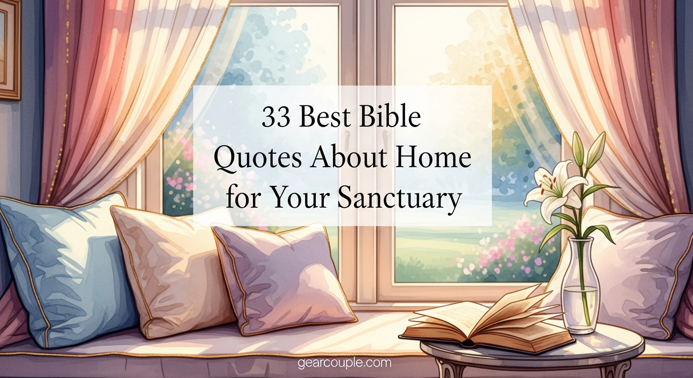 33 Best Bible Quotes About Home for Your Sanctuary – Gearcouple