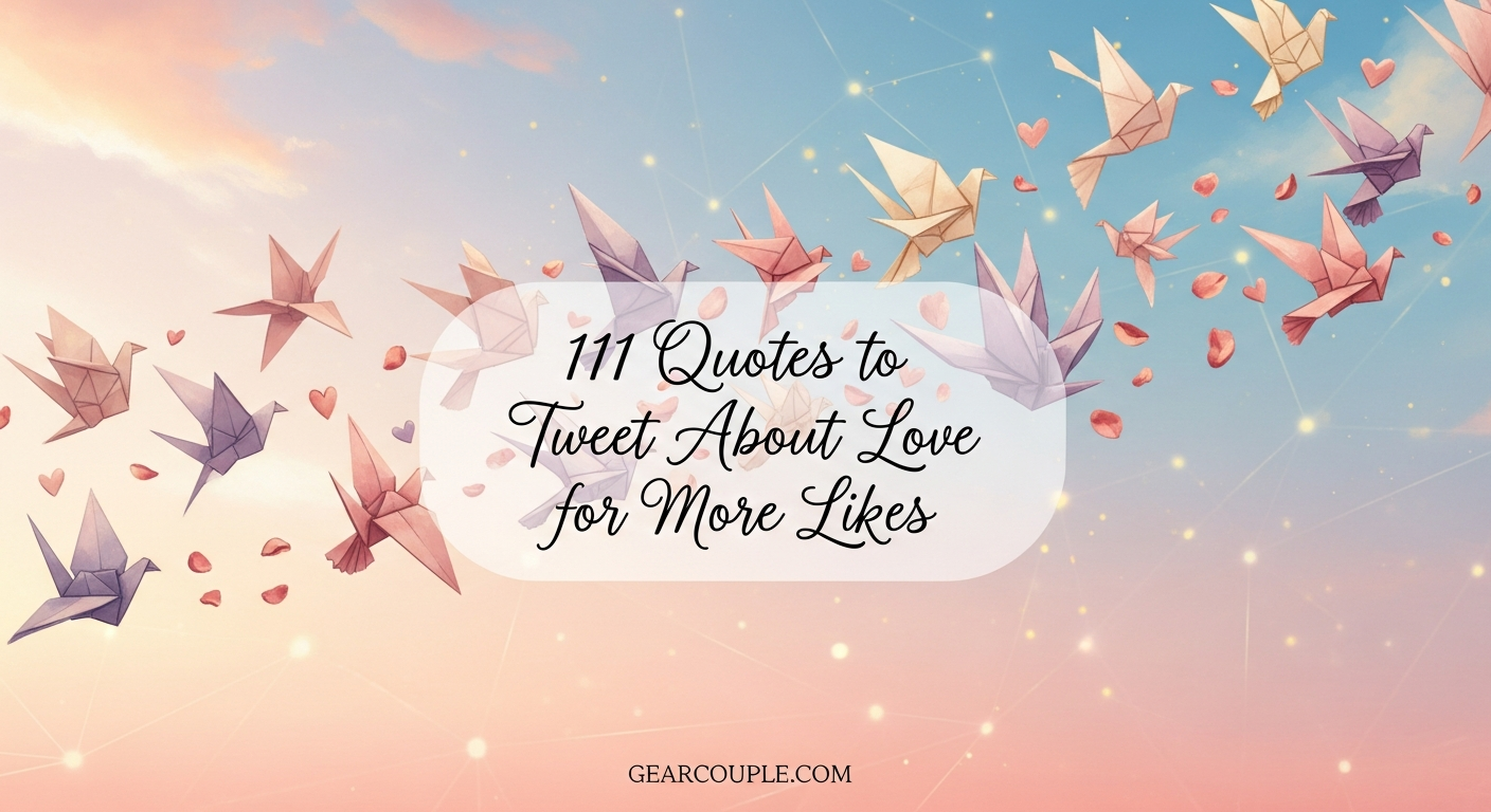 111 Quotes to Tweet About Love for More Likes – Gearcouple