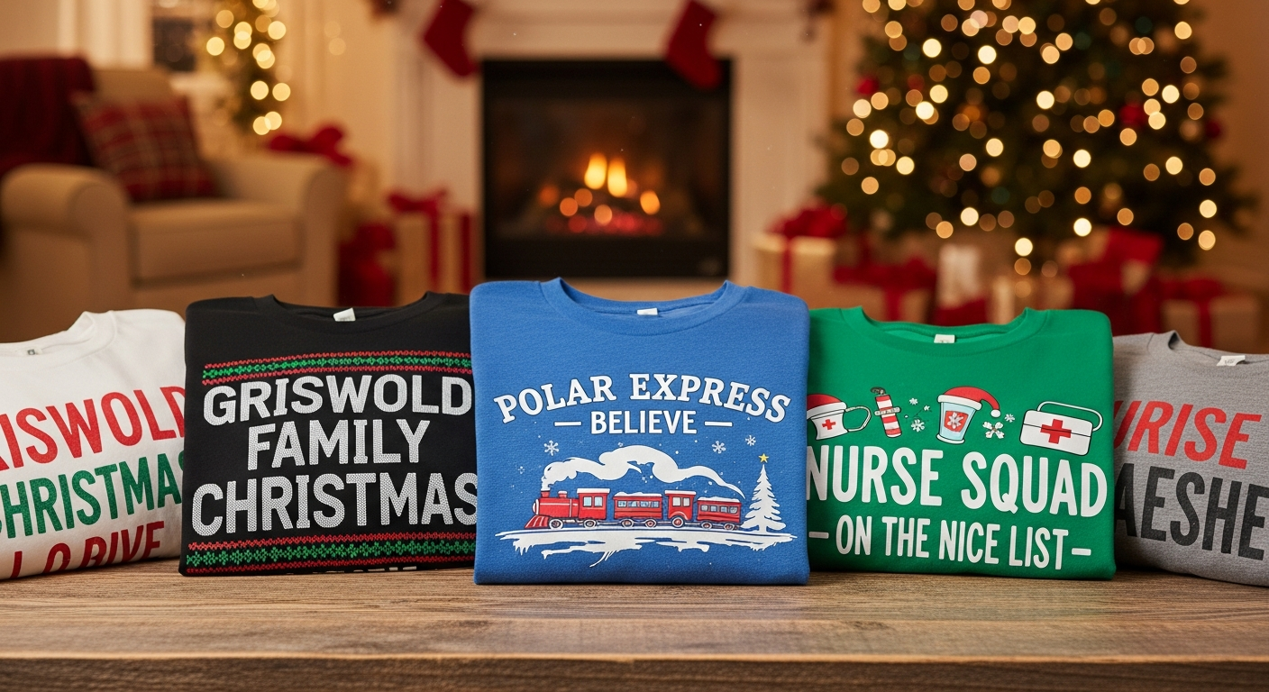 Best Christmas Shirts of the Season: Griswold, Polar Express, Nurse Te ...