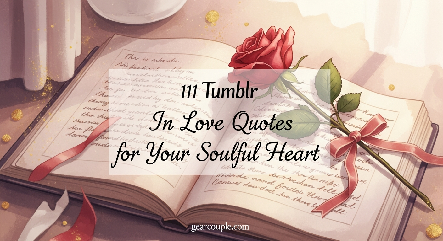 111 Tumblr In Love Quotes for Your Soulful Heart – Gearcouple