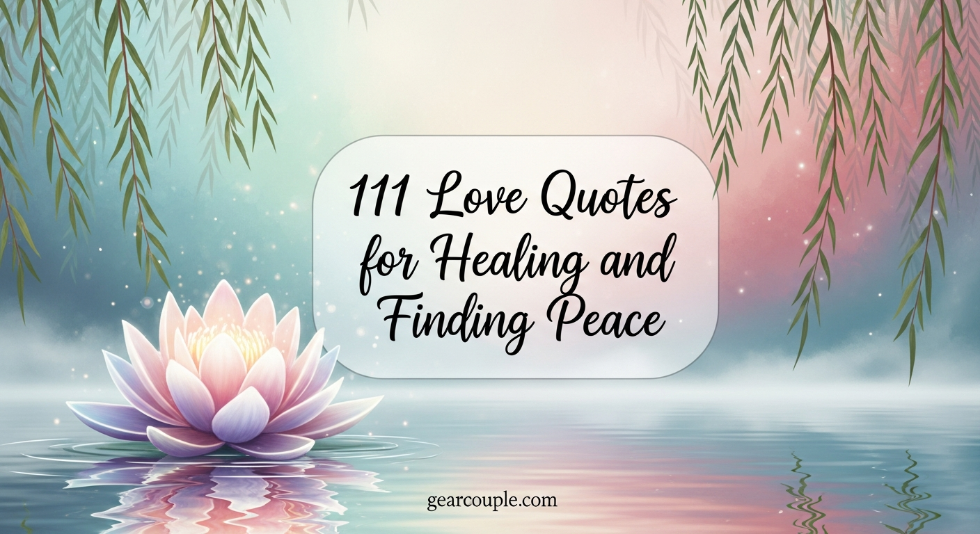 111 Love Quotes for Healing and Finding Peace – Gearcouple
